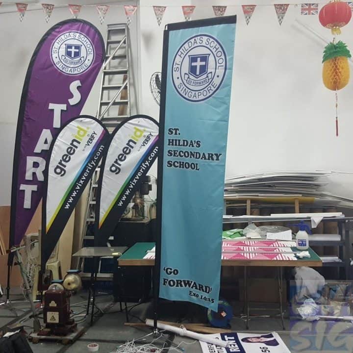 Outdoor banner stands and Flag displays Portfolio