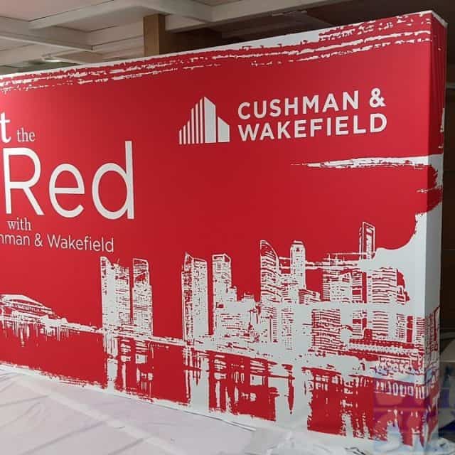 We specialize flag and banner | Stage Backdrop Printing