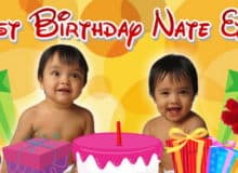 Sesame Street Birthday Banner design 2